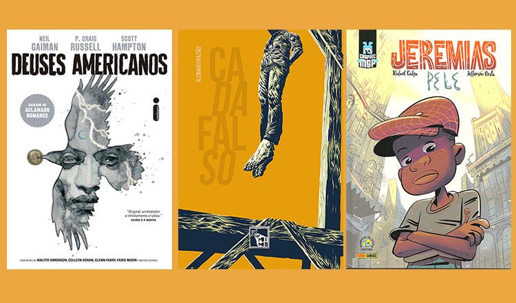 Três HQs: “Deuses Americanos – Sombras”, “Cadafalso” e “Jeremias – Pele ...